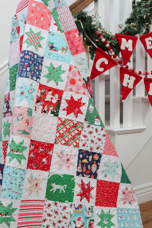 A Patchwork Christmas Finish - Diary of a Quilter - a quilt blog
