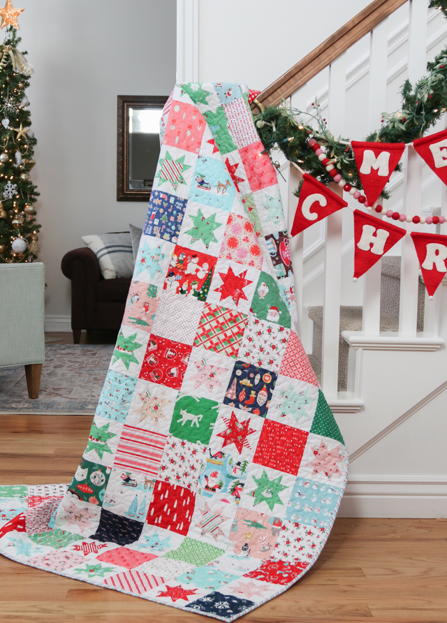 A Patchwork Christmas Finish - Diary of a Quilter - a quilt blog