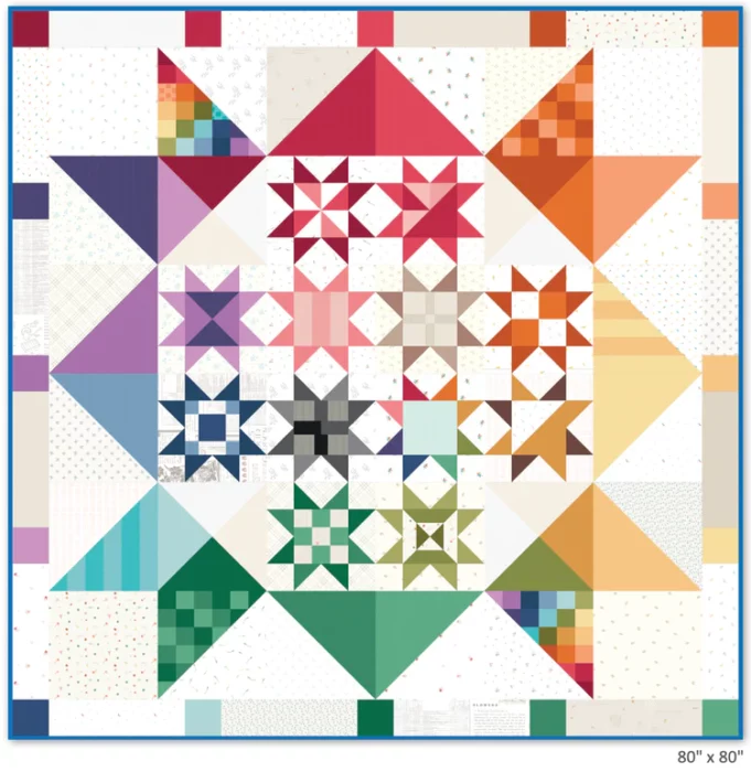 Free Quilt Pattern: Shine Together - Diary of a Quilter - a quilt blog