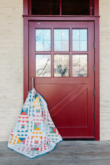 Cascade Falls Quilts in Solids - Diary of a Quilter - a quilt blog