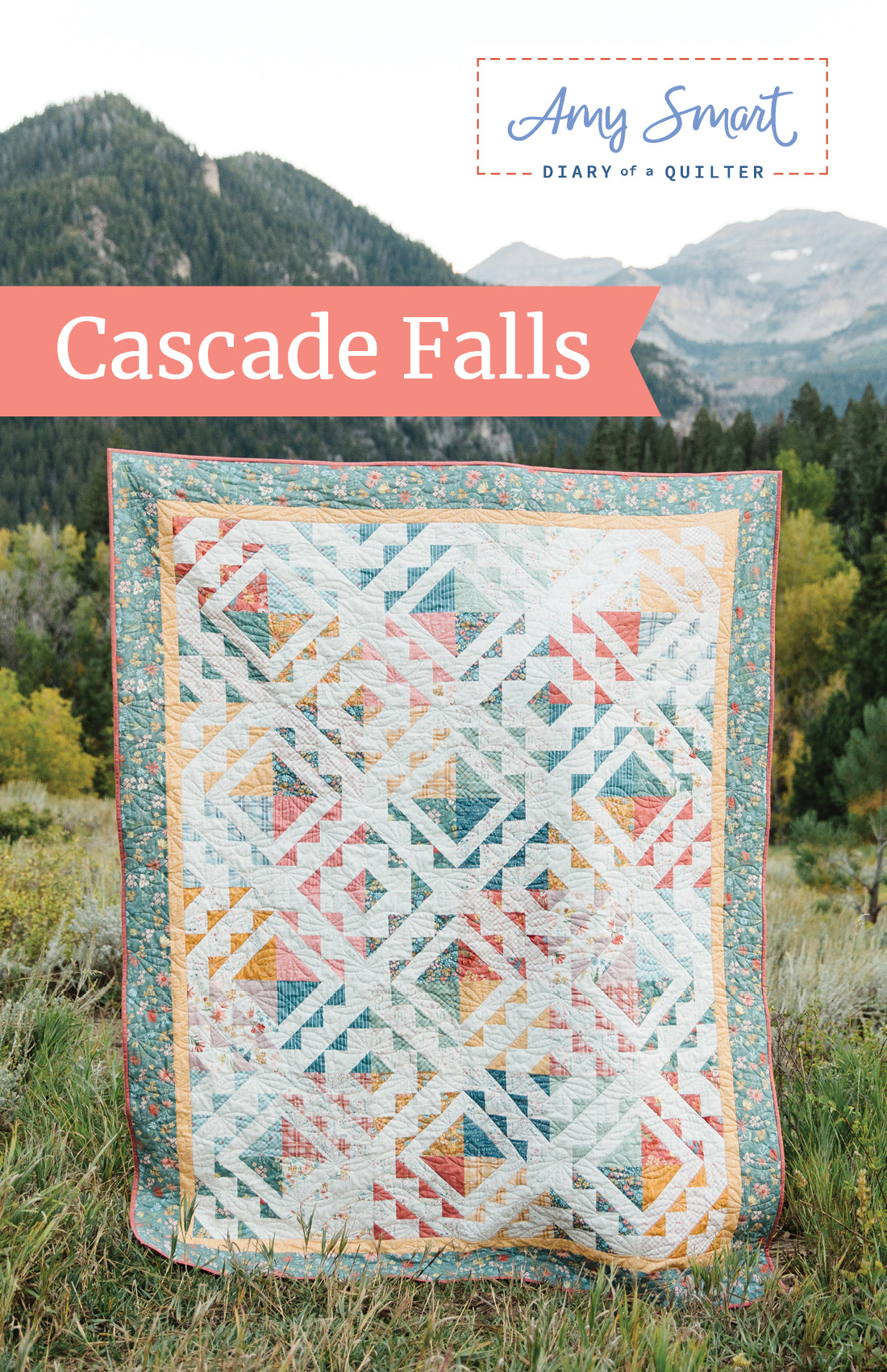 New Pattern Release: Cascade Falls - Diary of a Quilter - a quilt blog