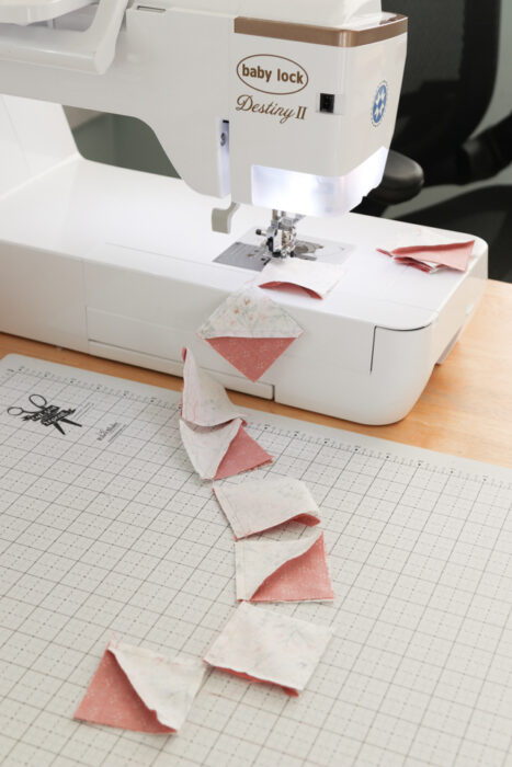 What is Chain Piecing? - Diary of a Quilter - a quilt blog