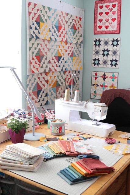 What's on my Sewing Table Feb/March - Diary of a Quilter - a quilt blog