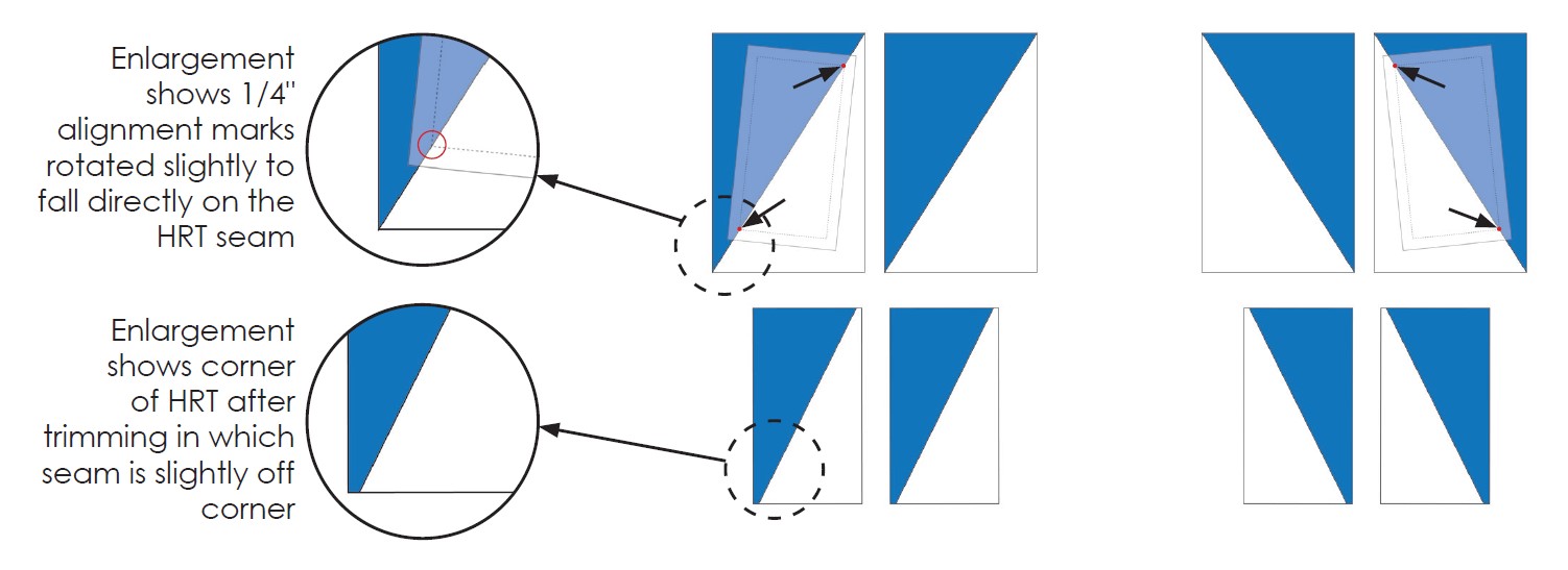 Tips & Tricks: Making Half-Rectangle Triangles - Diary of a Quilter - a ...