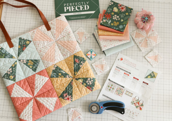 Perfectly Pieced Quilted Bag From M.E. Time - Diary of a Quilter - a ...