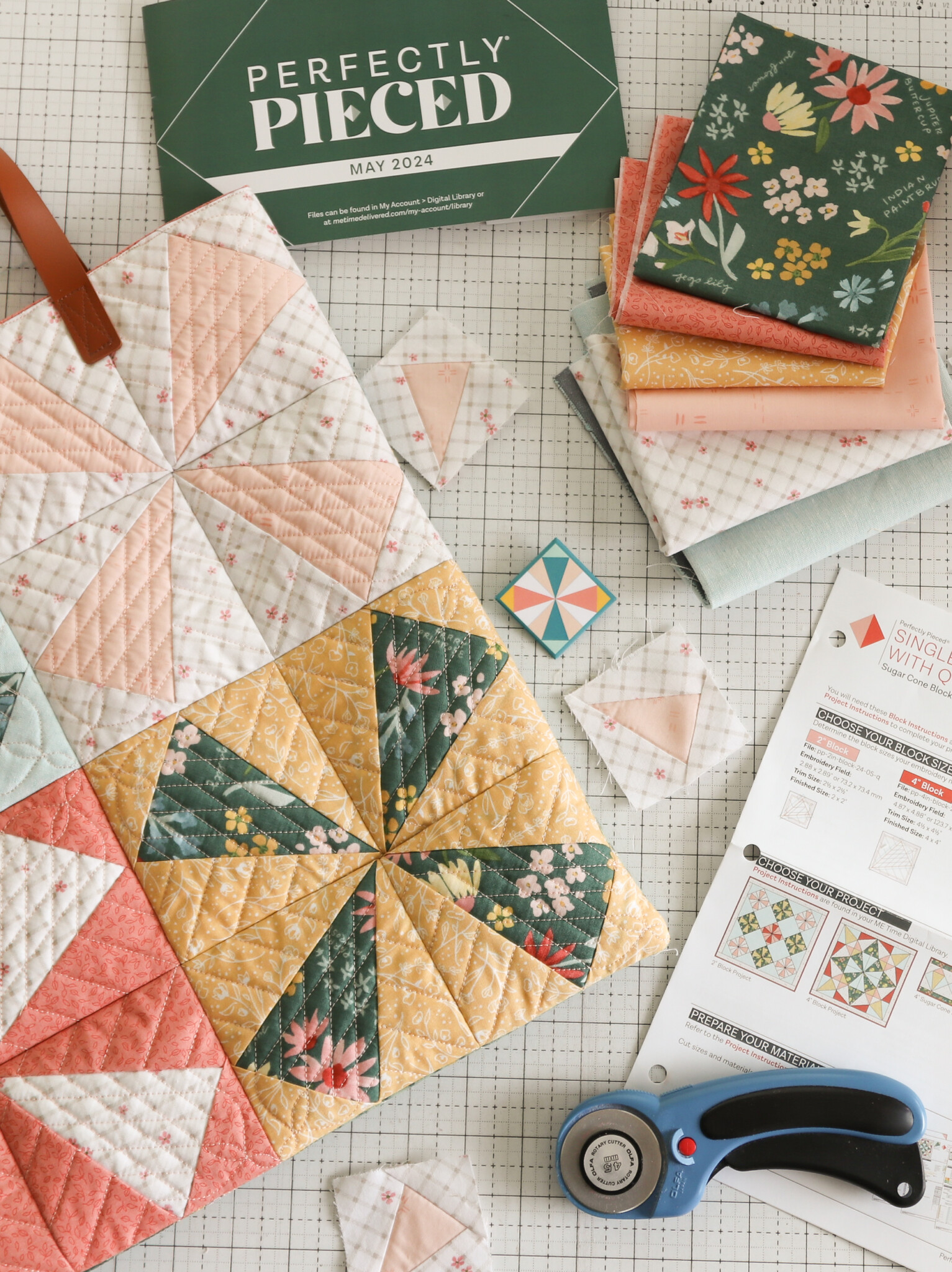 Valentines Day Project with Perfectly Pieced - Diary of a Quilter