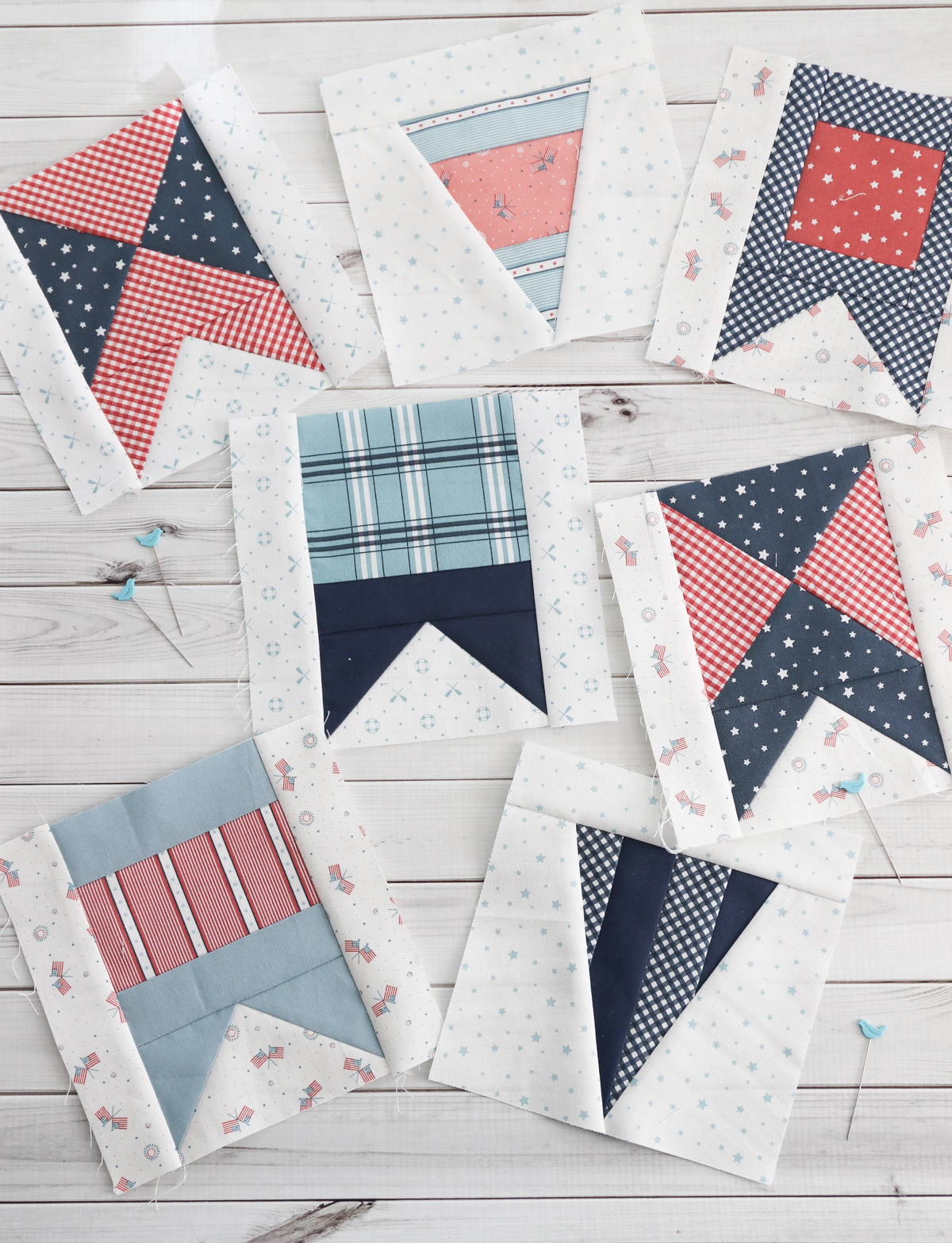 Nautical Flags Quilt Blocks - Diary of a Quilter - a quilt blog