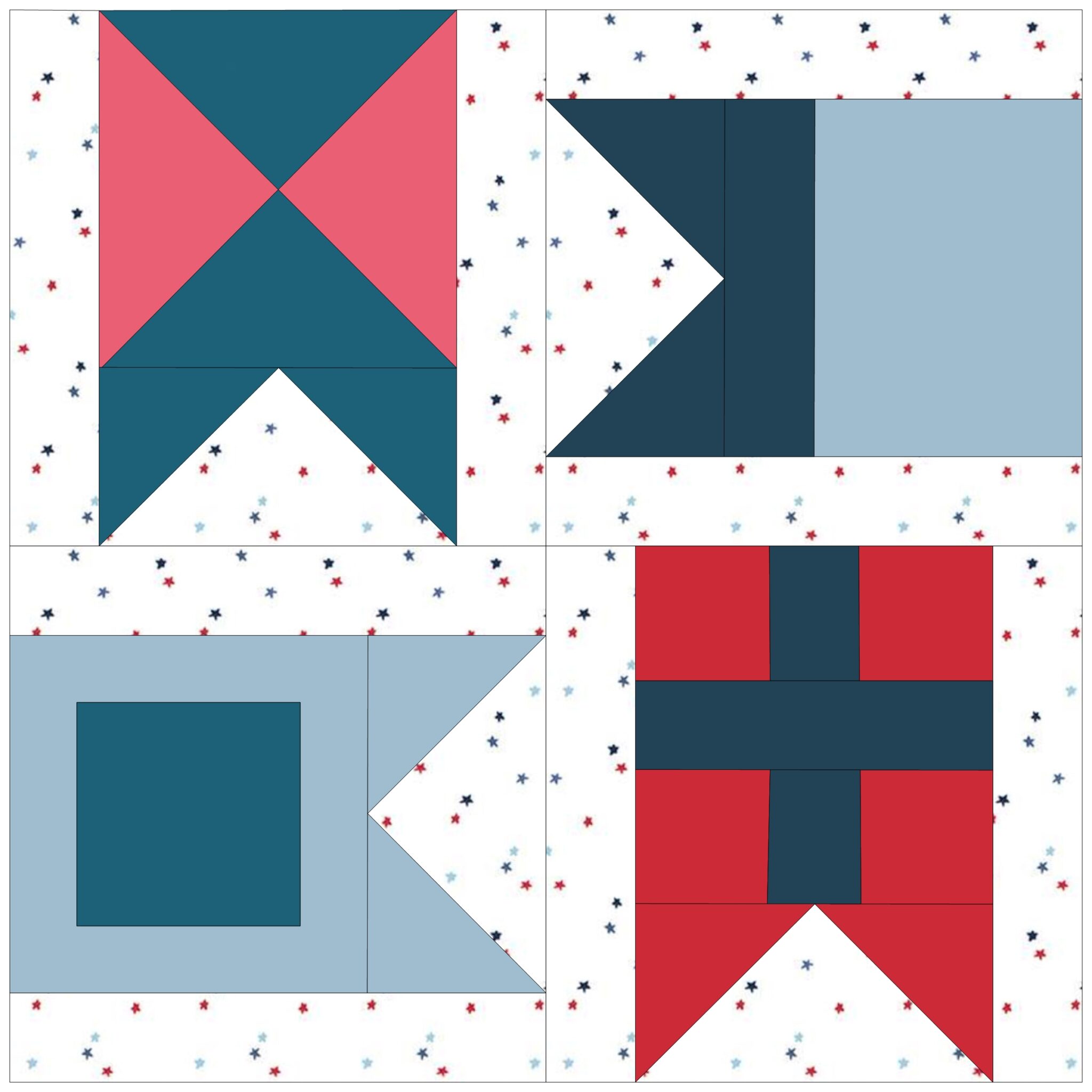Nautical Flags Quilt Blocks - Diary of a Quilter - a quilt blog