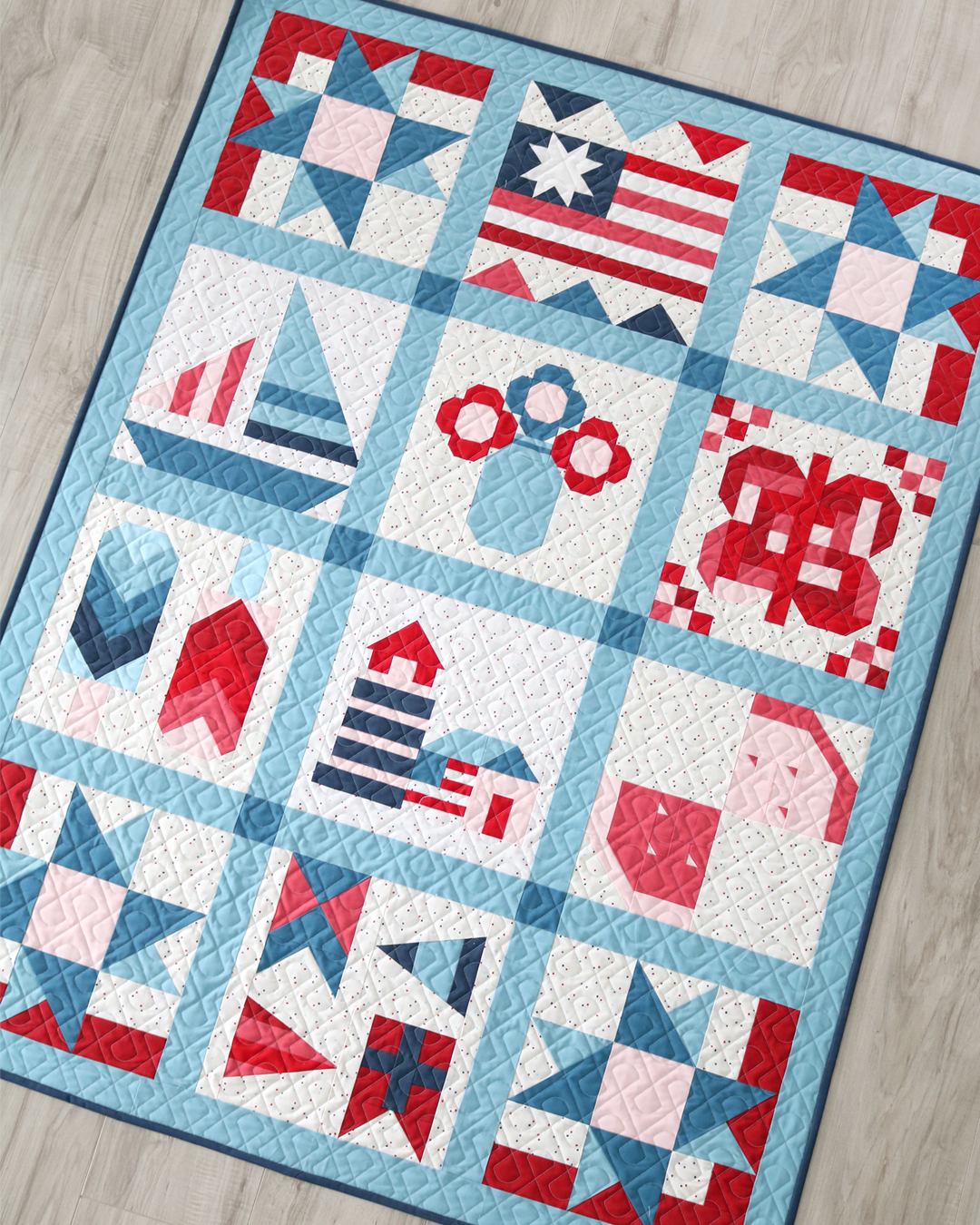 Nautical Flags Quilt Blocks - Diary of a Quilter - a quilt blog