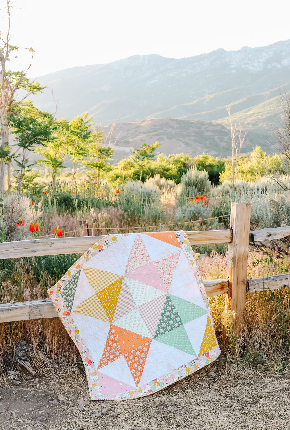 Baby Star Quilt Free Pattern - Diary of a Quilter - a quilt blog