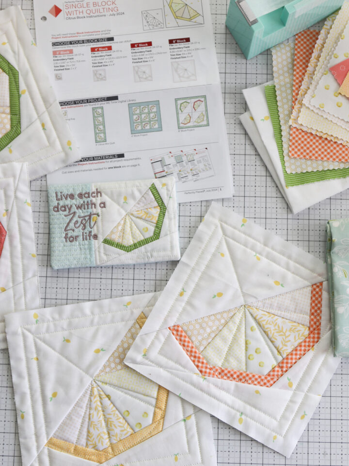 Perfectly Pieced Quilt Blocks - in the Hoop! - Diary of a Quilter - a ...