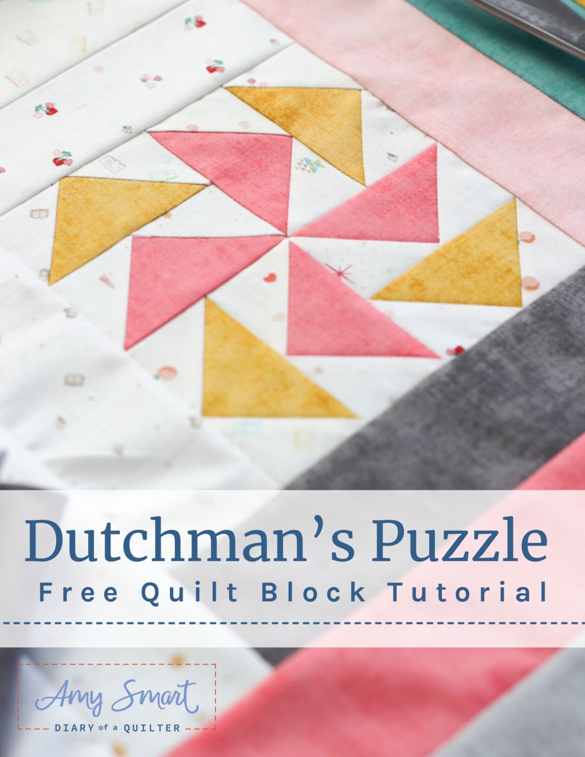 6" Dutchman's Puzzle Quilt Block - Diary of a Quilter - a quilt blog