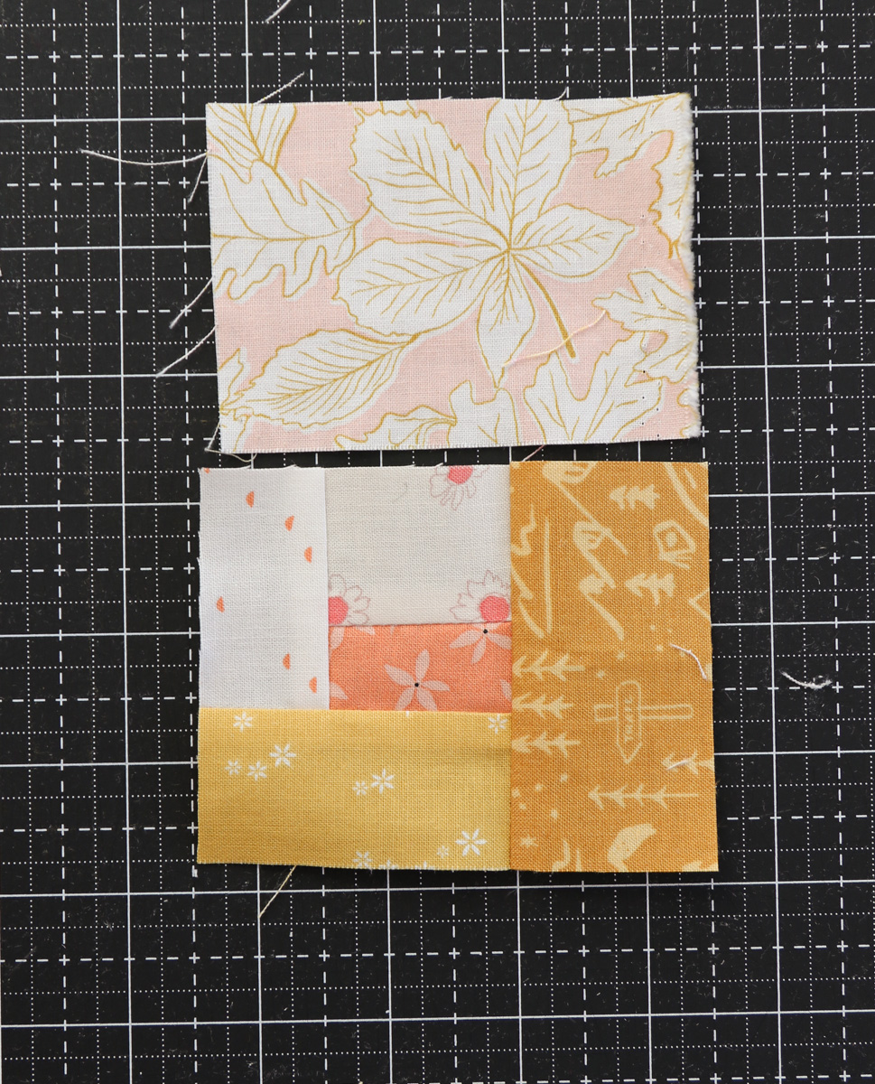 Improv Log Cabin Block Tutorial - Diary of a Quilter - a quilt blog