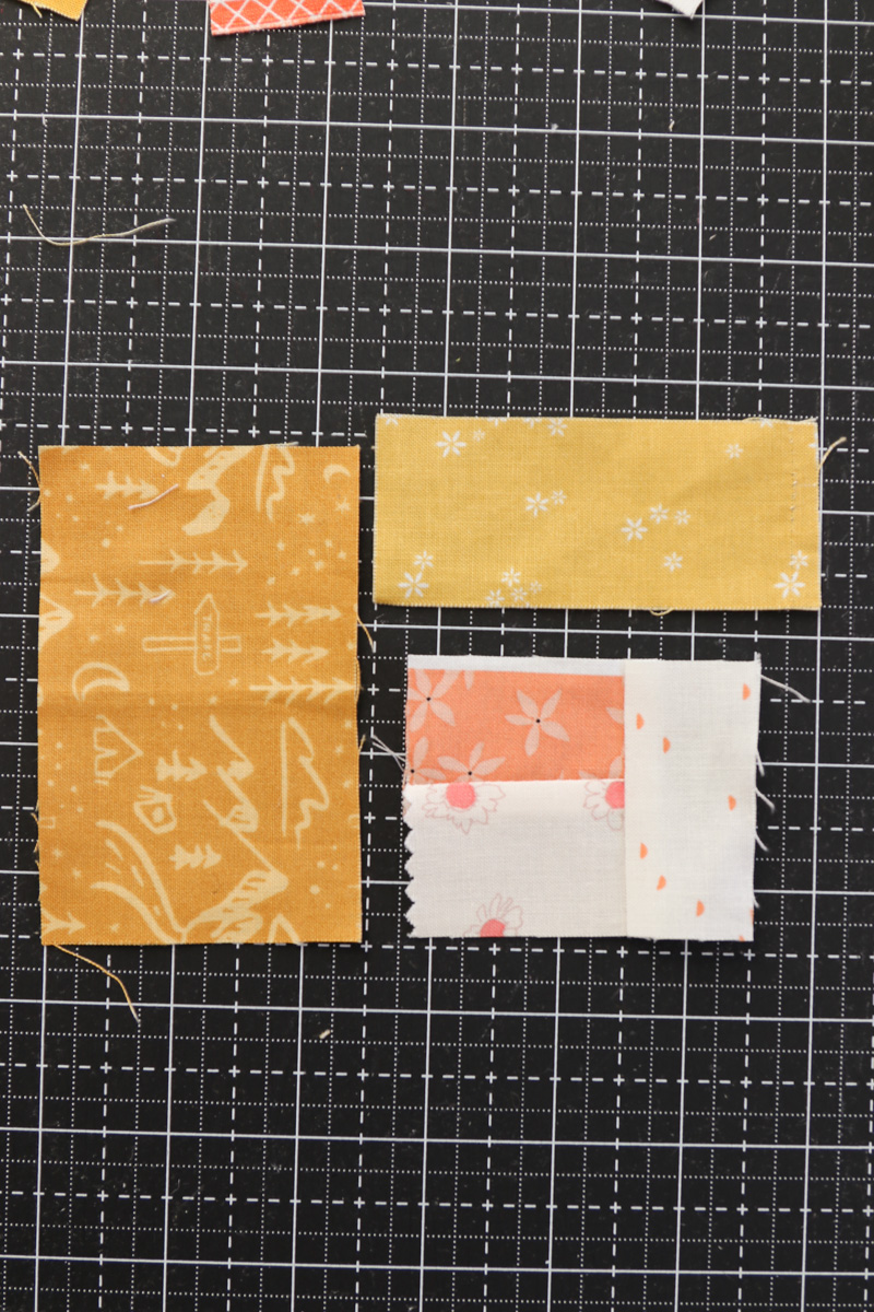 Improv Log Cabin Block Tutorial - Diary of a Quilter - a quilt blog