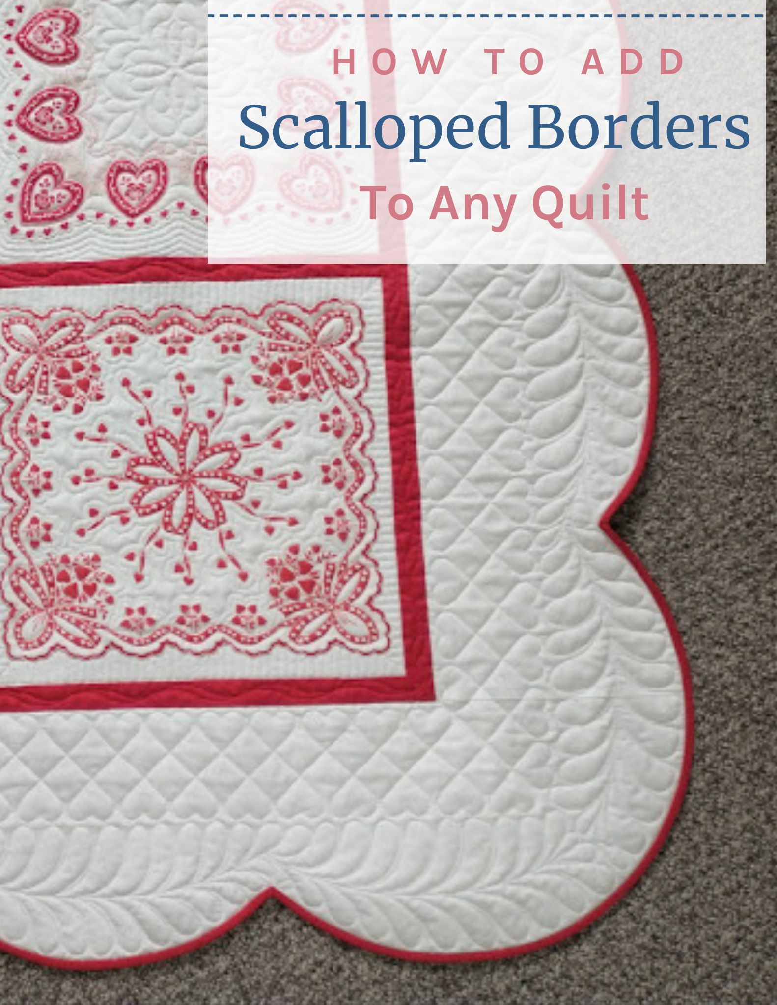 How to Calculate a Scalloped Quilt Border - Diary of a Quilter - a ...