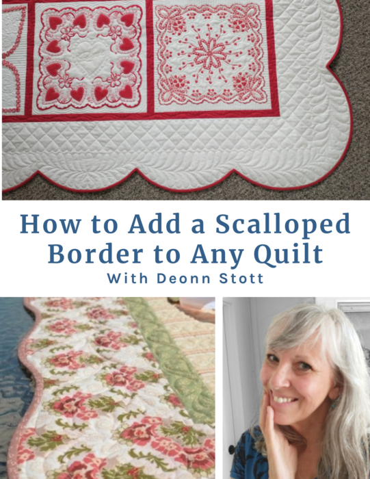 How to Calculate a Scalloped Quilt Border - Diary of a Quilter - a ...