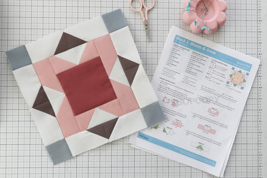 Riley Blake 2025 Quilt Block Challenge - Diary of a Quilter - a quilt blog