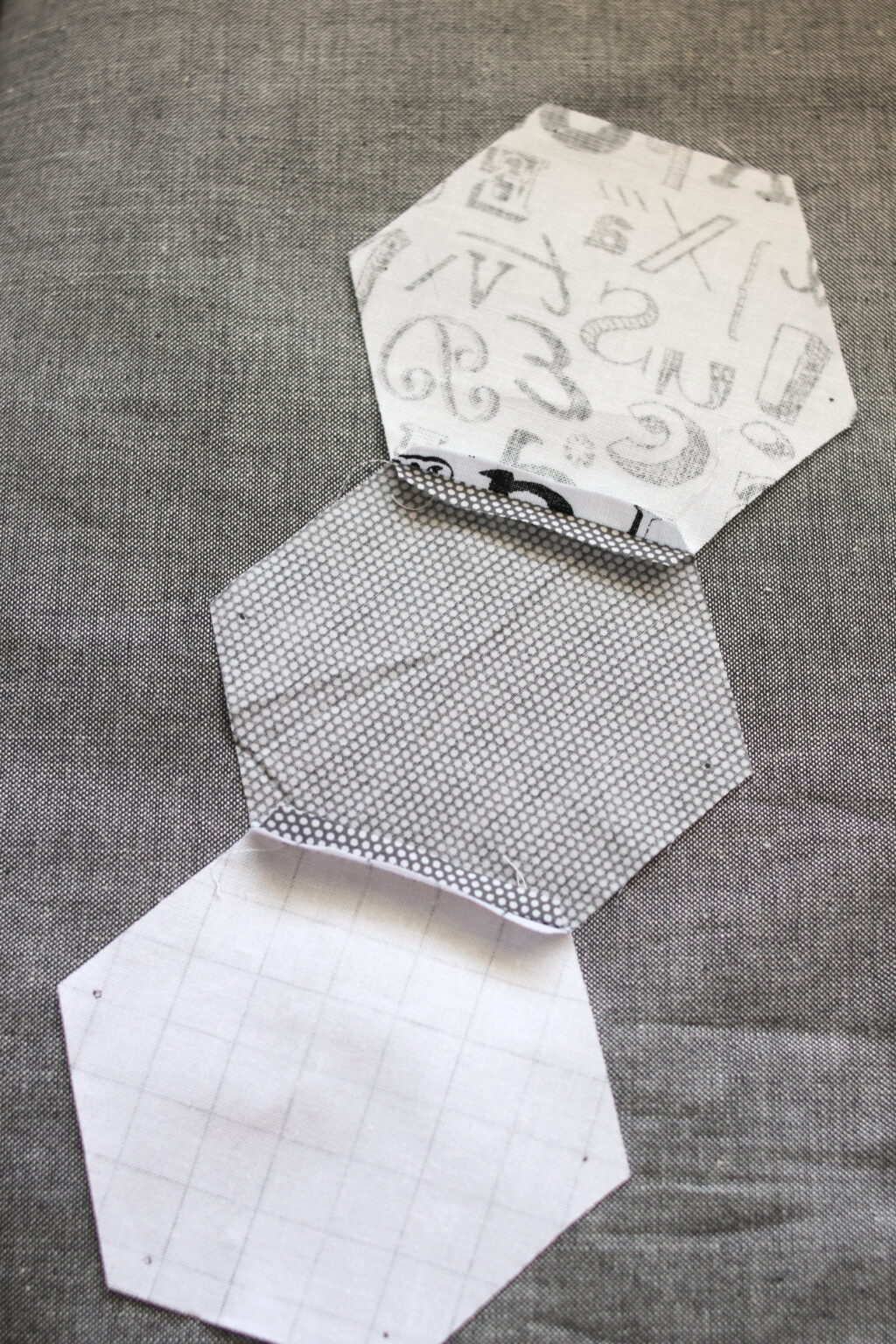 Machine Piecing Hexagons - Introduction to "Y" Seams - Diary of a Quilter - a quilt blog