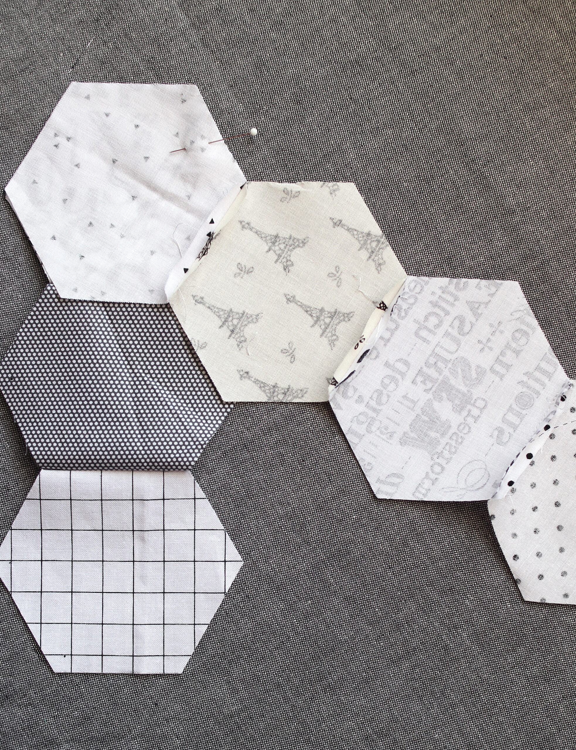 Machine Piecing Hexagons - Introduction to "Y" Seams - Diary of a ...