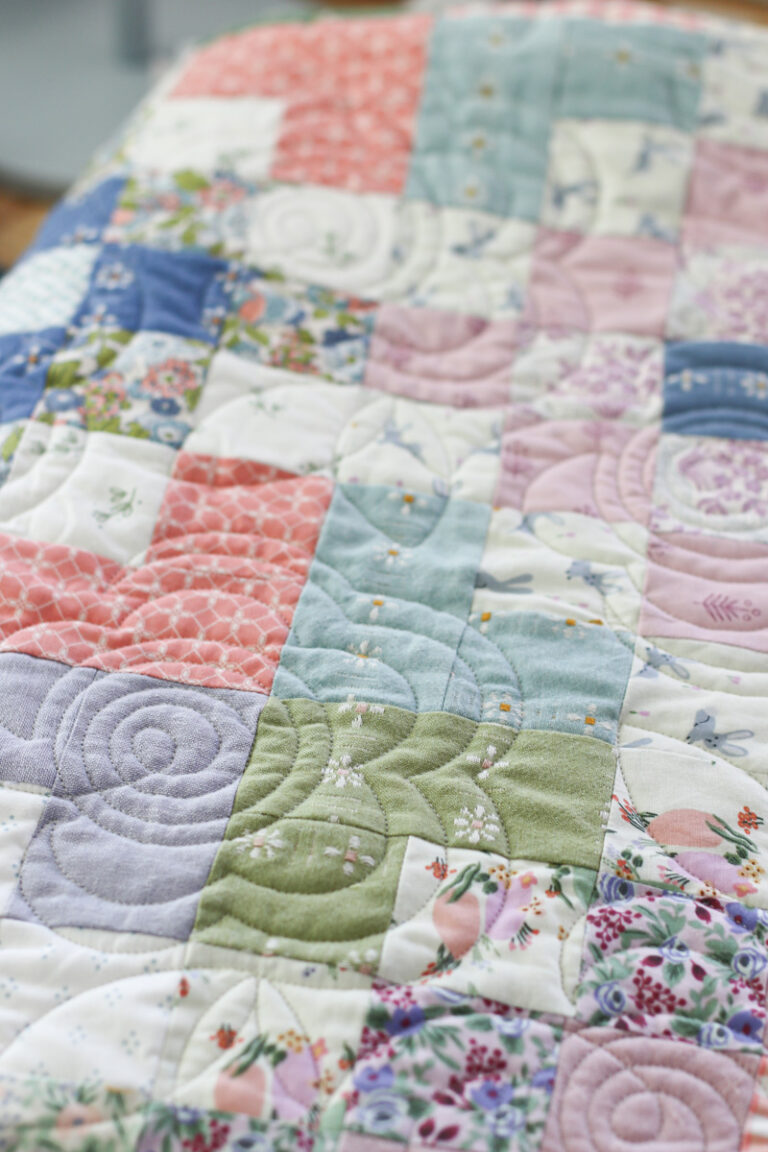 Checkered Garden Pastels Quilt - Diary of a Quilter - a quilt blog