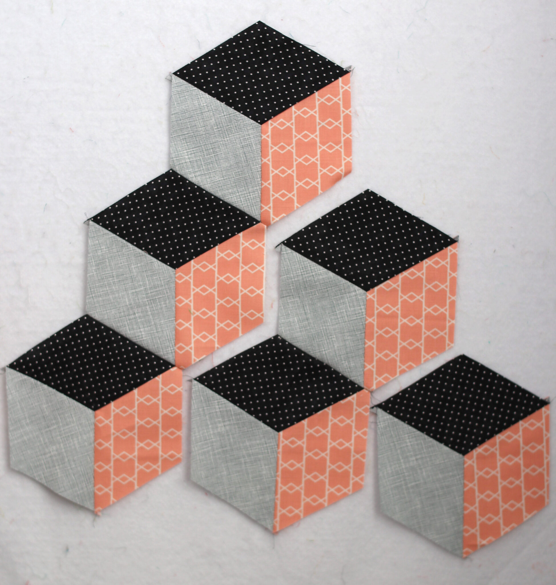 Advanced Piecing: Tumbling Block Quilt Tutorial - Diary of a Quilter ...