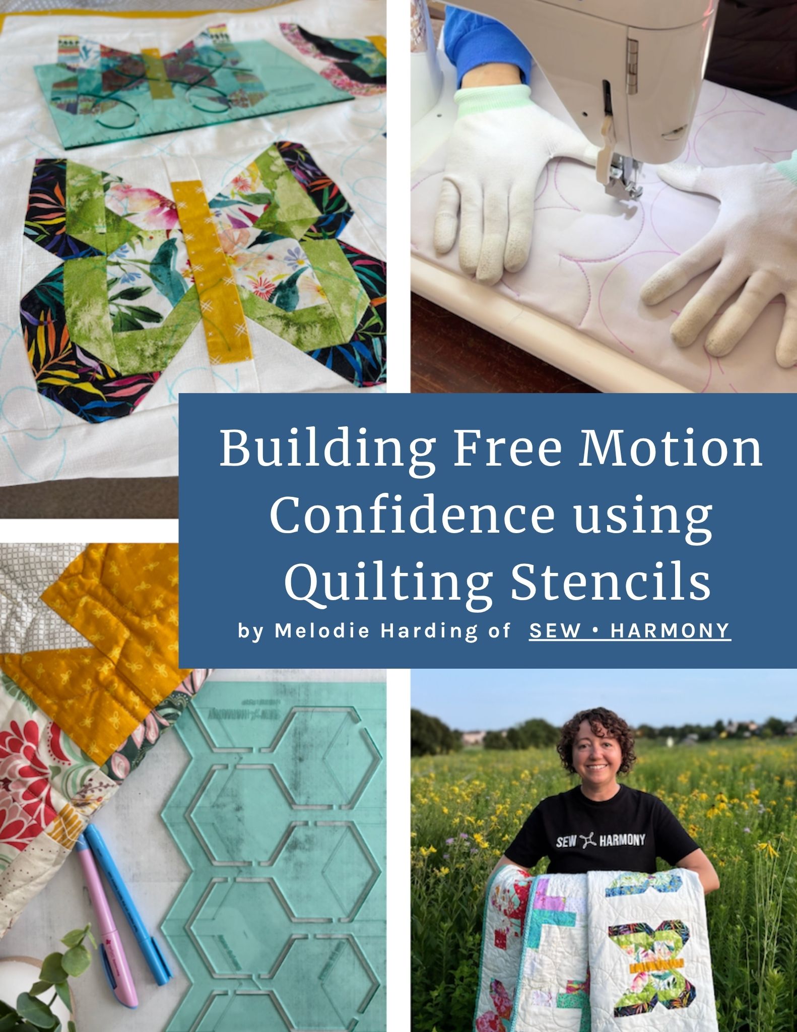 Building Your Confidence in Free Motion Quilting with Stencils - Diary ...