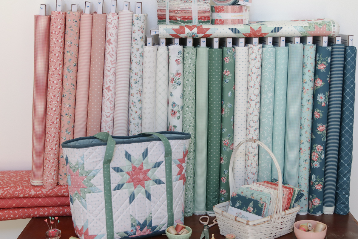 Mary Catherine Fabric Collection Available Now - Diary of a Quilter - a ...