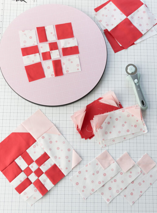 Scandi Hearts Quilt Along Week 2 - Diary of a Quilter - a quilt blog